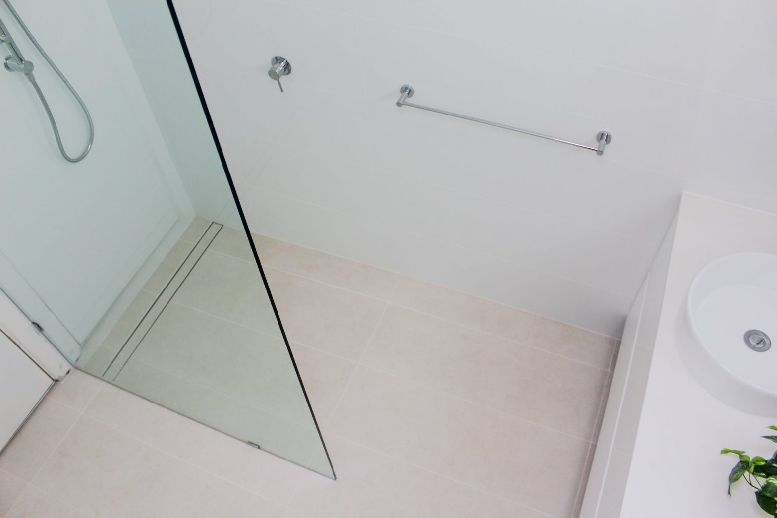Before and After - Walk In Shower - On The Ball Bathrooms
