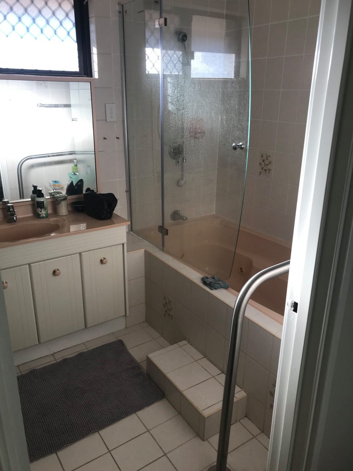 Before and After - Walk In Shower - On The Ball Bathrooms
