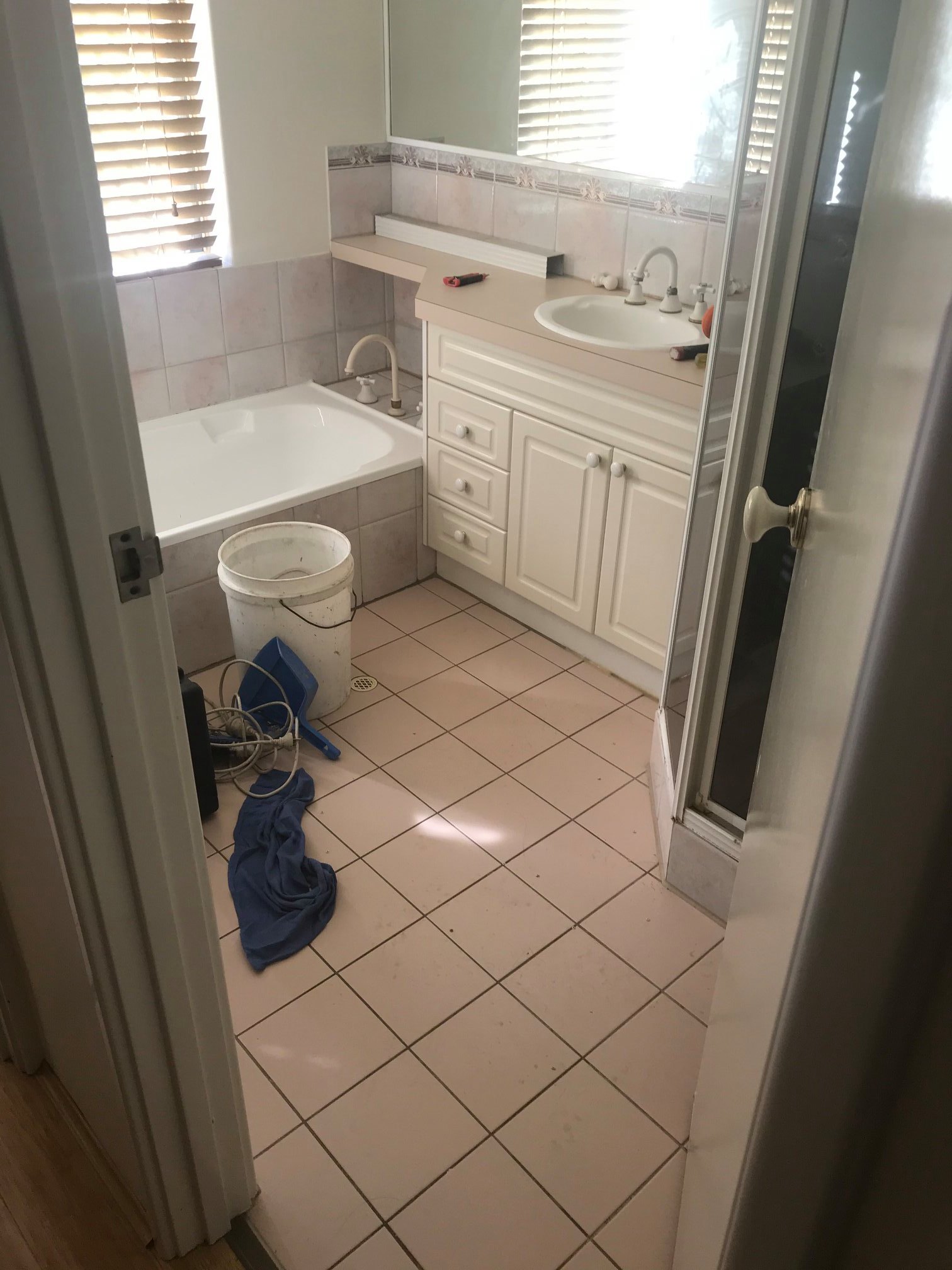 Before and After - Walk In Shower - On The Ball Bathrooms